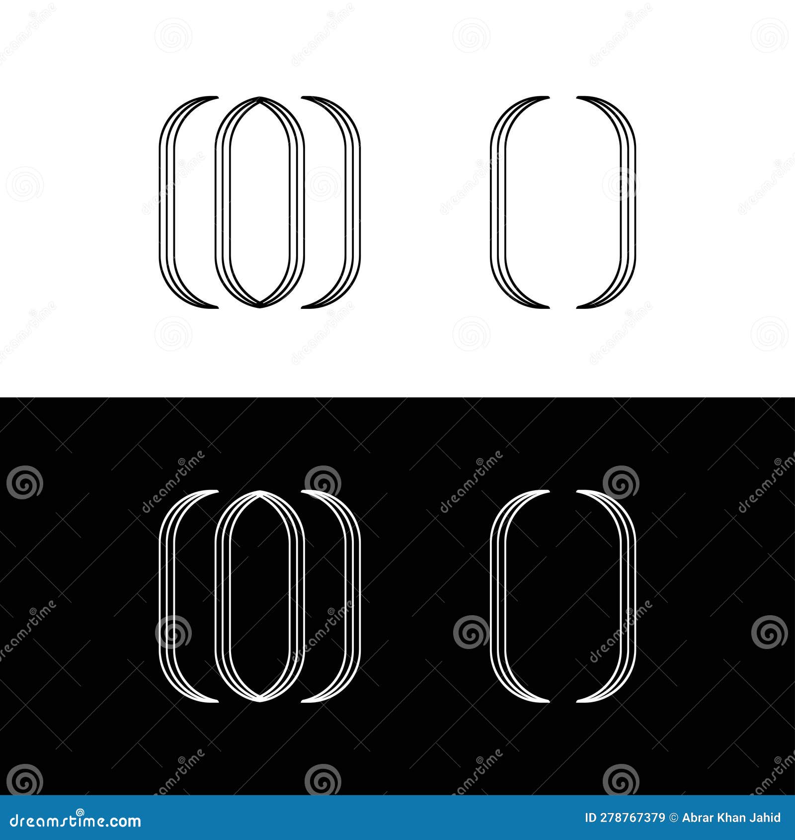 .Rectangle Vector Logo Template Design Stock Vector - Illustration of ...