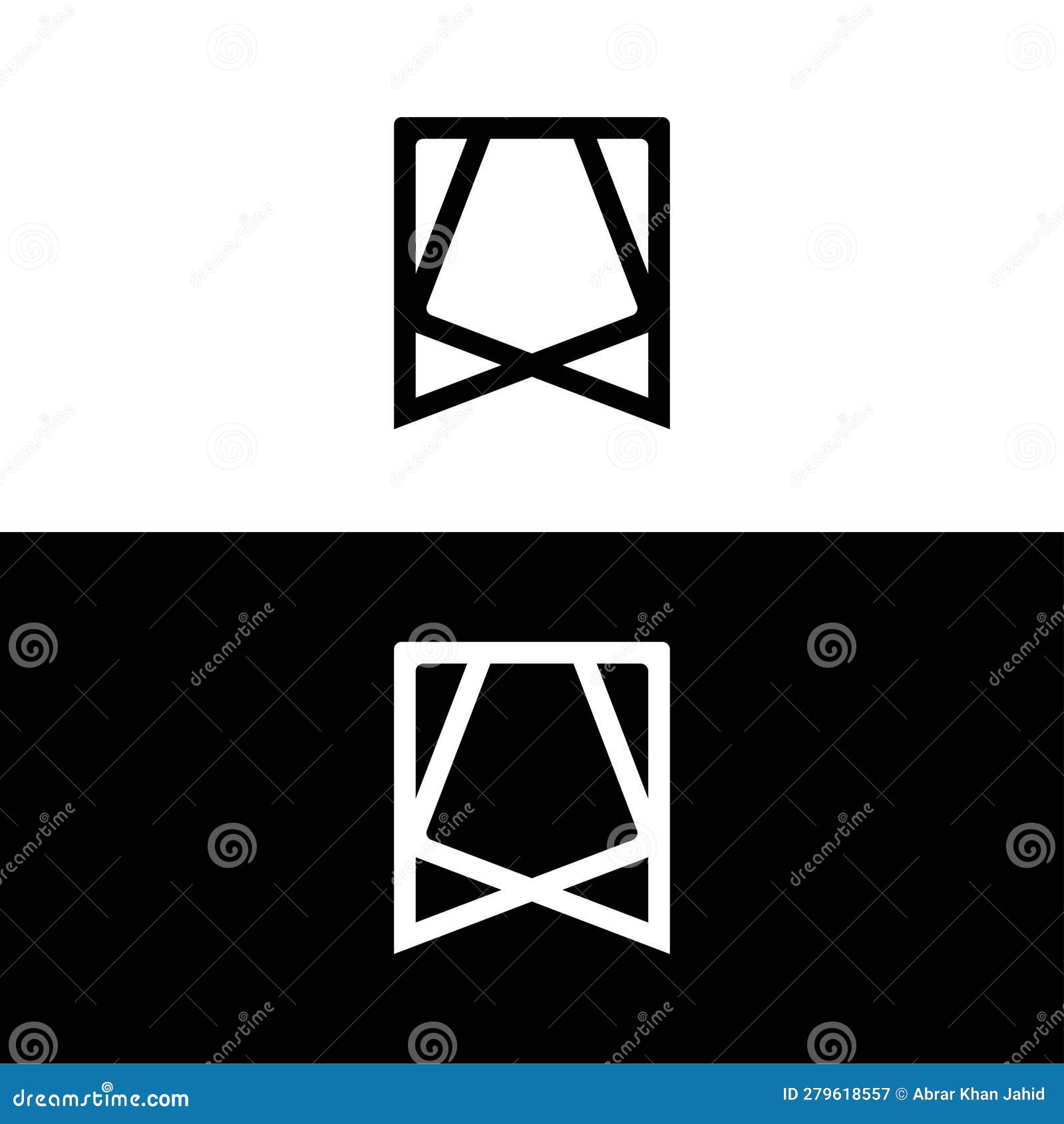 Rectangle Vector Logo Template Design Stock Vector - Illustration of ...