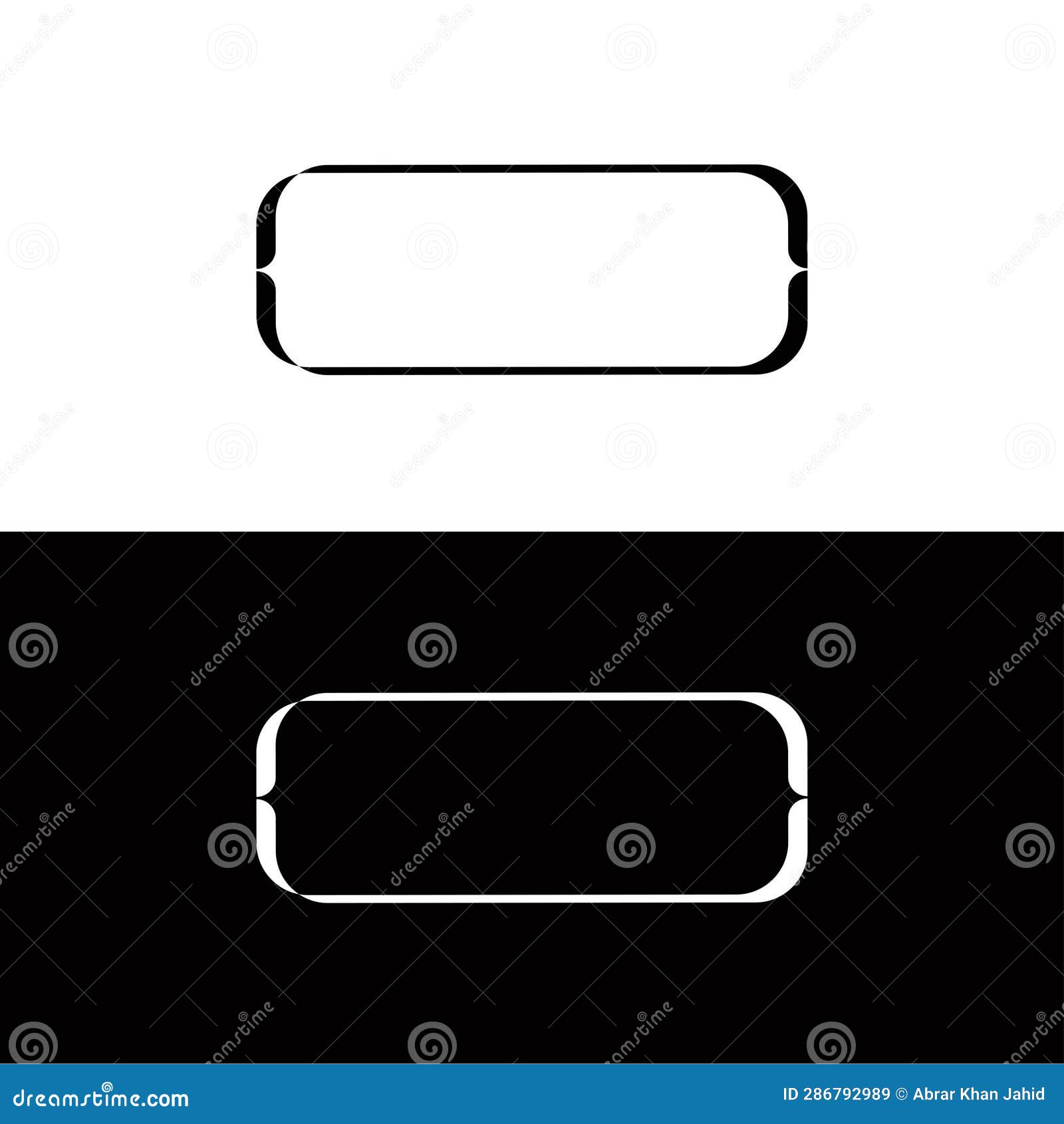 Rectangle Vector Logo Template Design Stock Vector - Illustration of ...