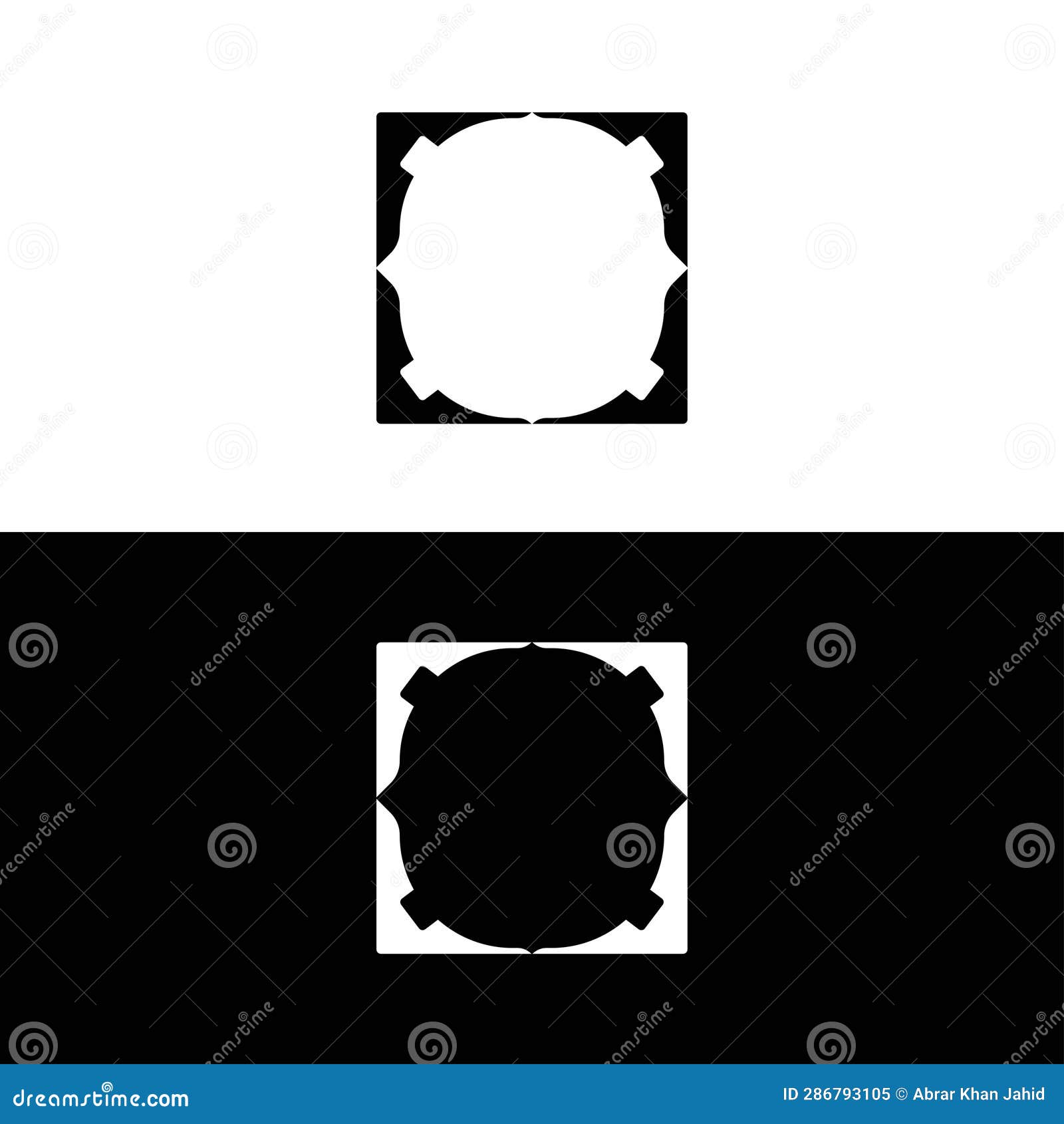 Rectangle Vector Logo Template Design Stock Illustration - Illustration ...