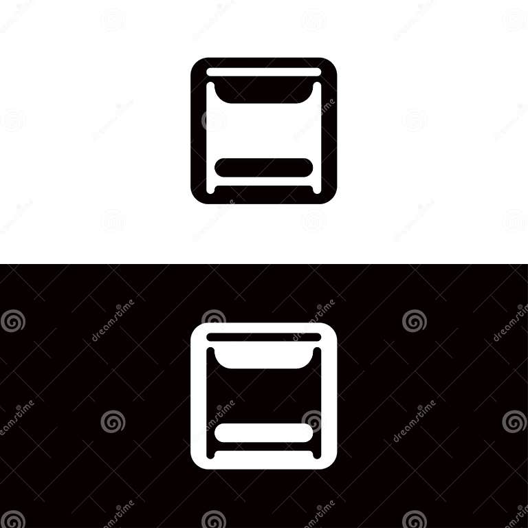 Rectangle Vector Logo Template Design Stock Vector - Illustration of ...