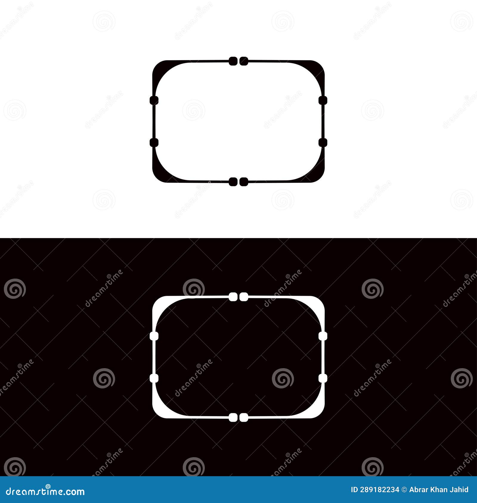 Rectangle Vector Logo Template Stock Vector - Illustration of teamwork ...
