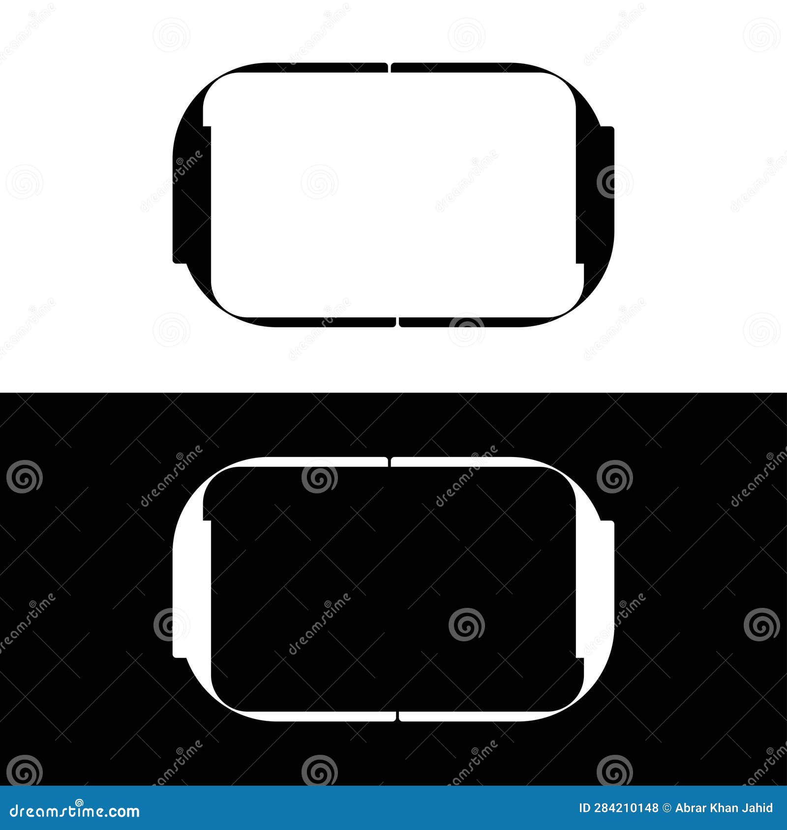 Rectangle Vector Logo Template Design Stock Vector - Illustration of ...