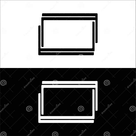 Rectangle Vector Logo Template Design Stock Vector - Illustration of ...