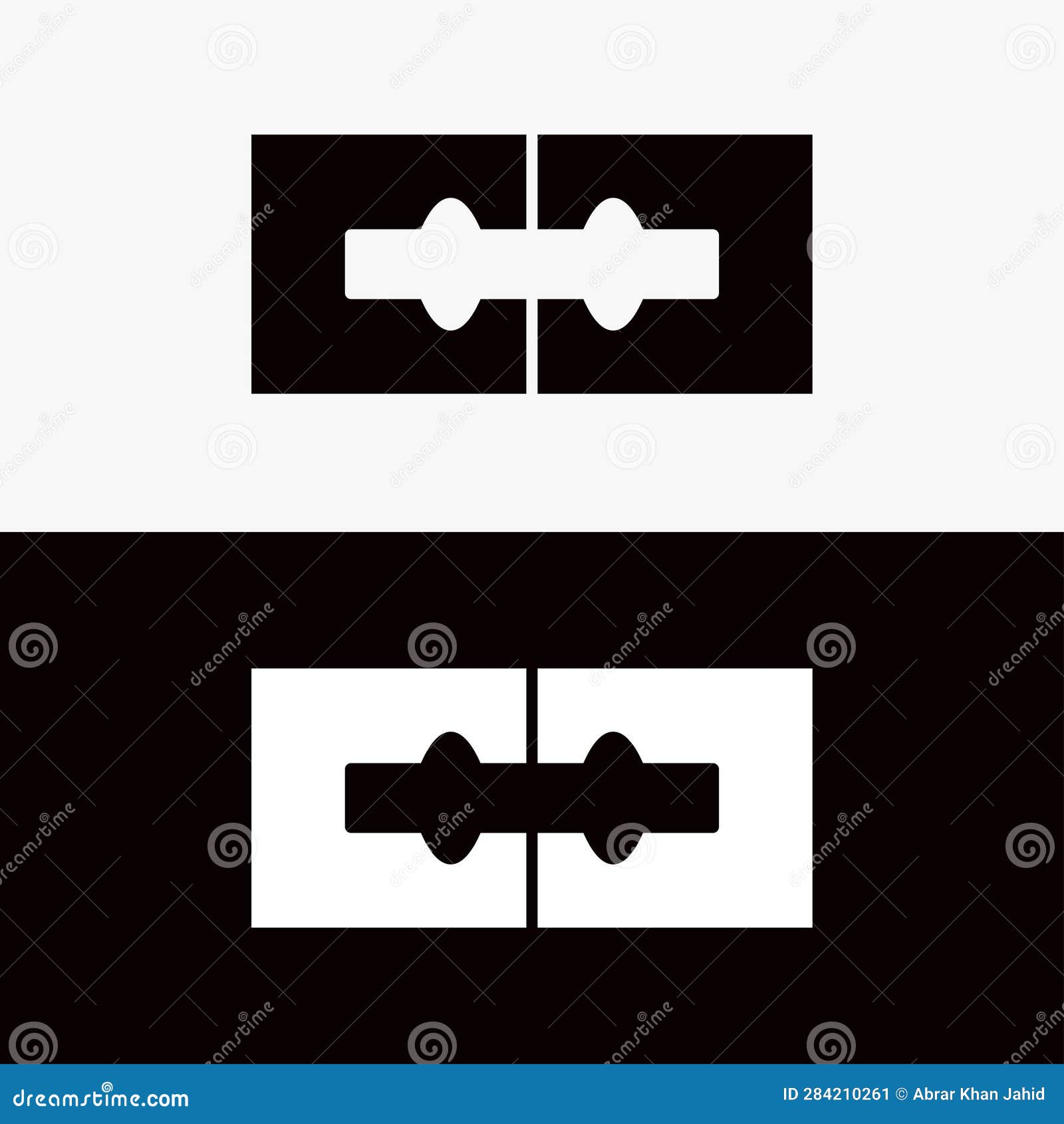 Rectangle Vector Logo Template Design Stock Vector - Illustration of ...
