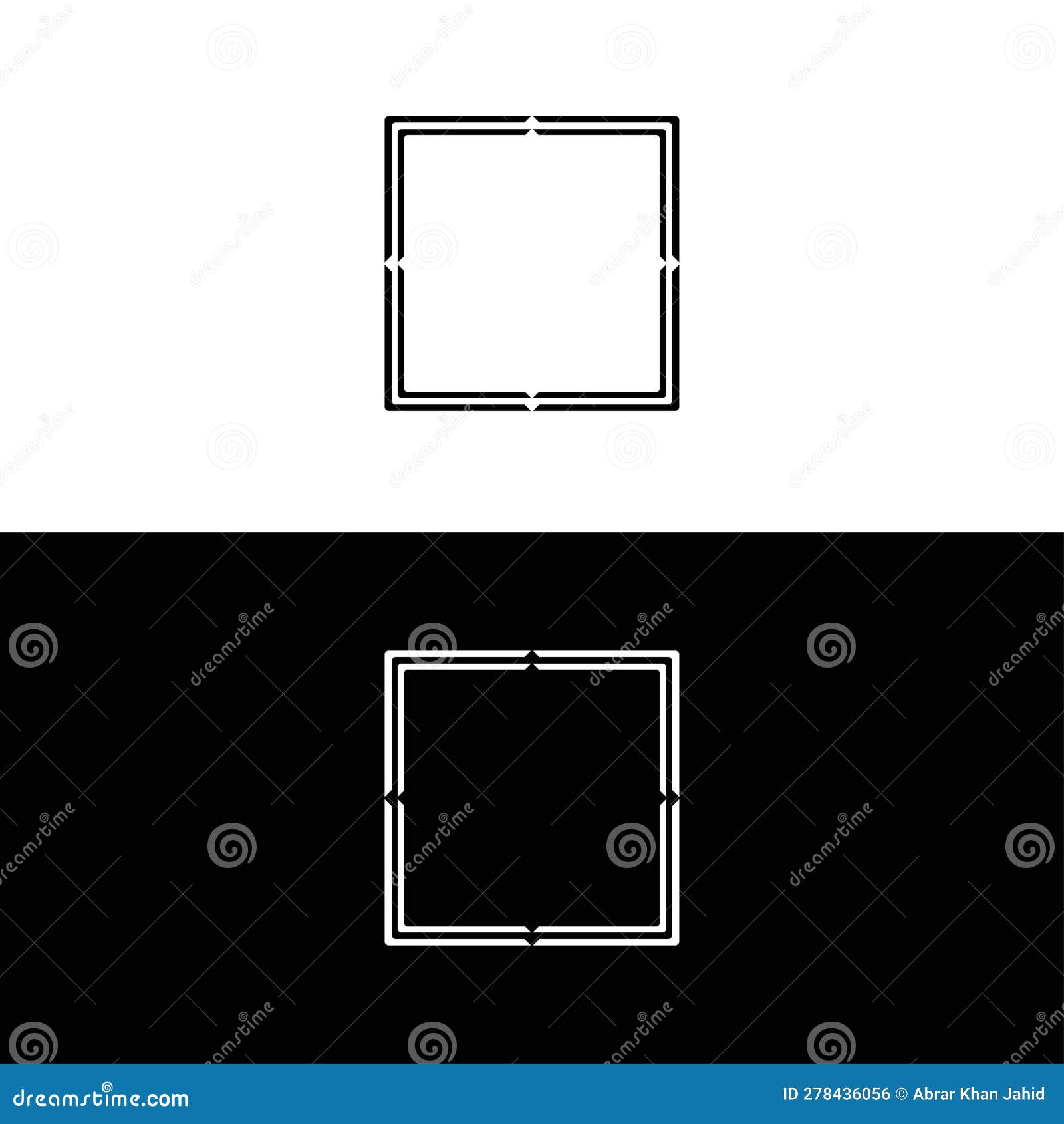 Rectangle Vector Logo Illustration Stock Illustration - Illustration of ...