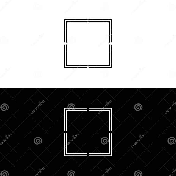 Rectangle Vector Logo Illustration Stock Illustration - Illustration of ...