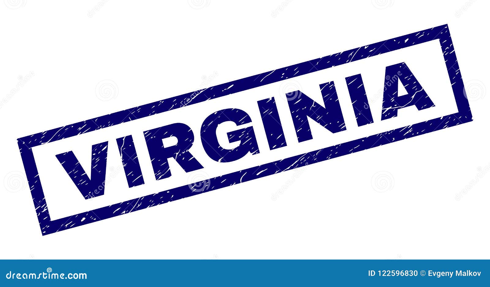 Rectangle Grunge VIRGINIA Stamp Stock Vector - Illustration of ...