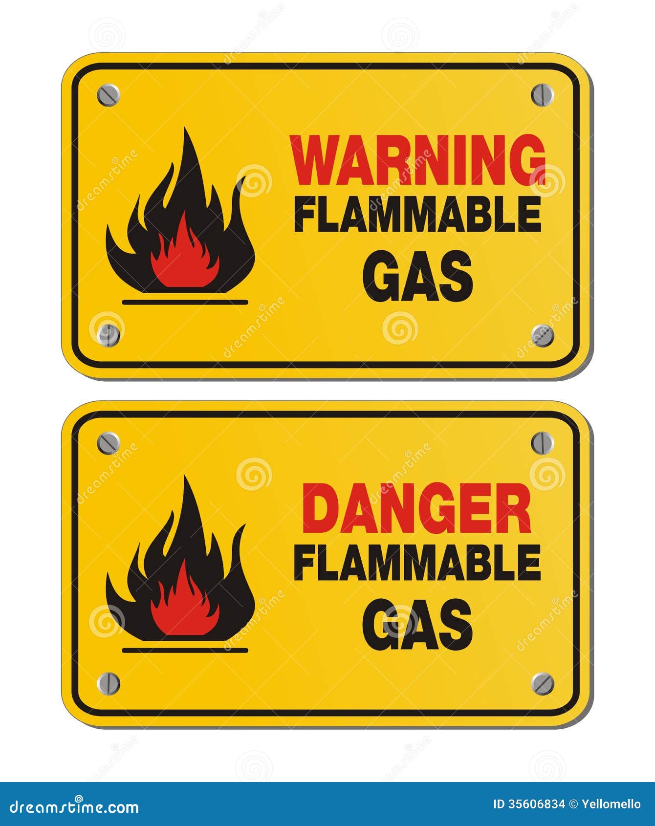 Danger Flammable Material Symbol Sign ,Vector Illustration, Isolate On ...