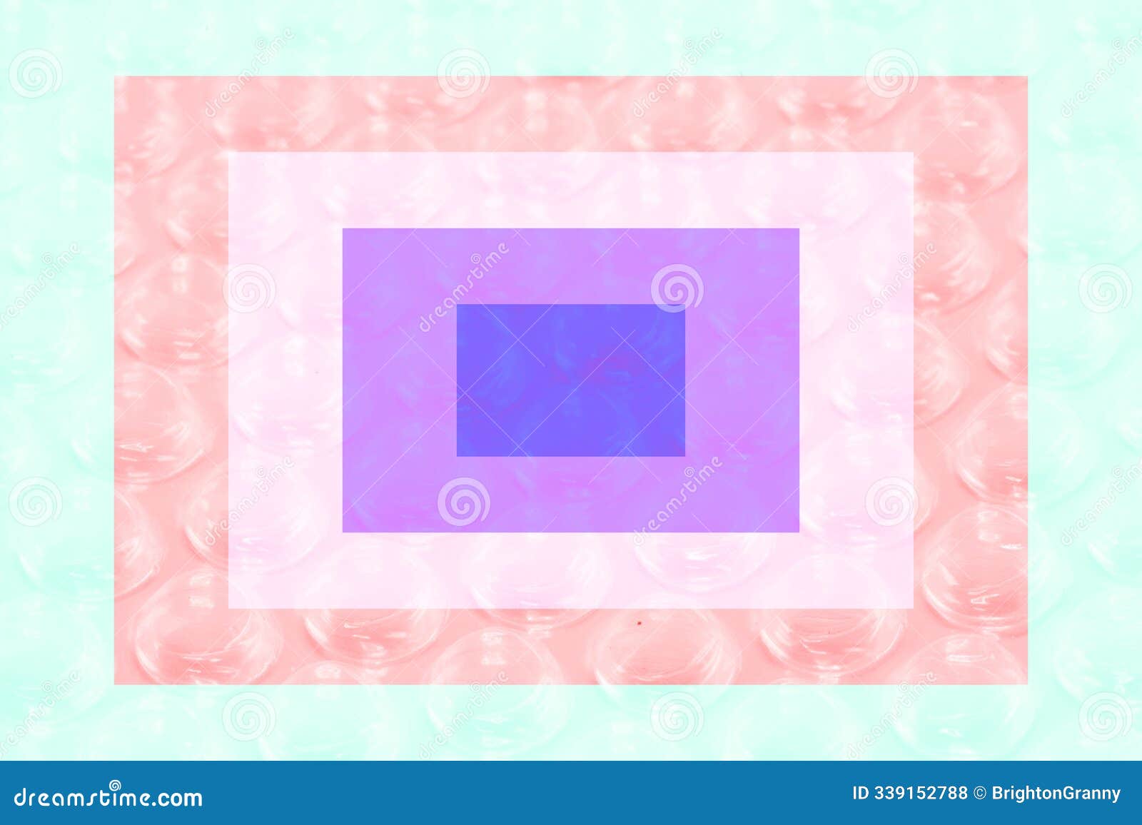 Rectangles of Decreasing Size Different Colours. Stock Photo - Image of ...