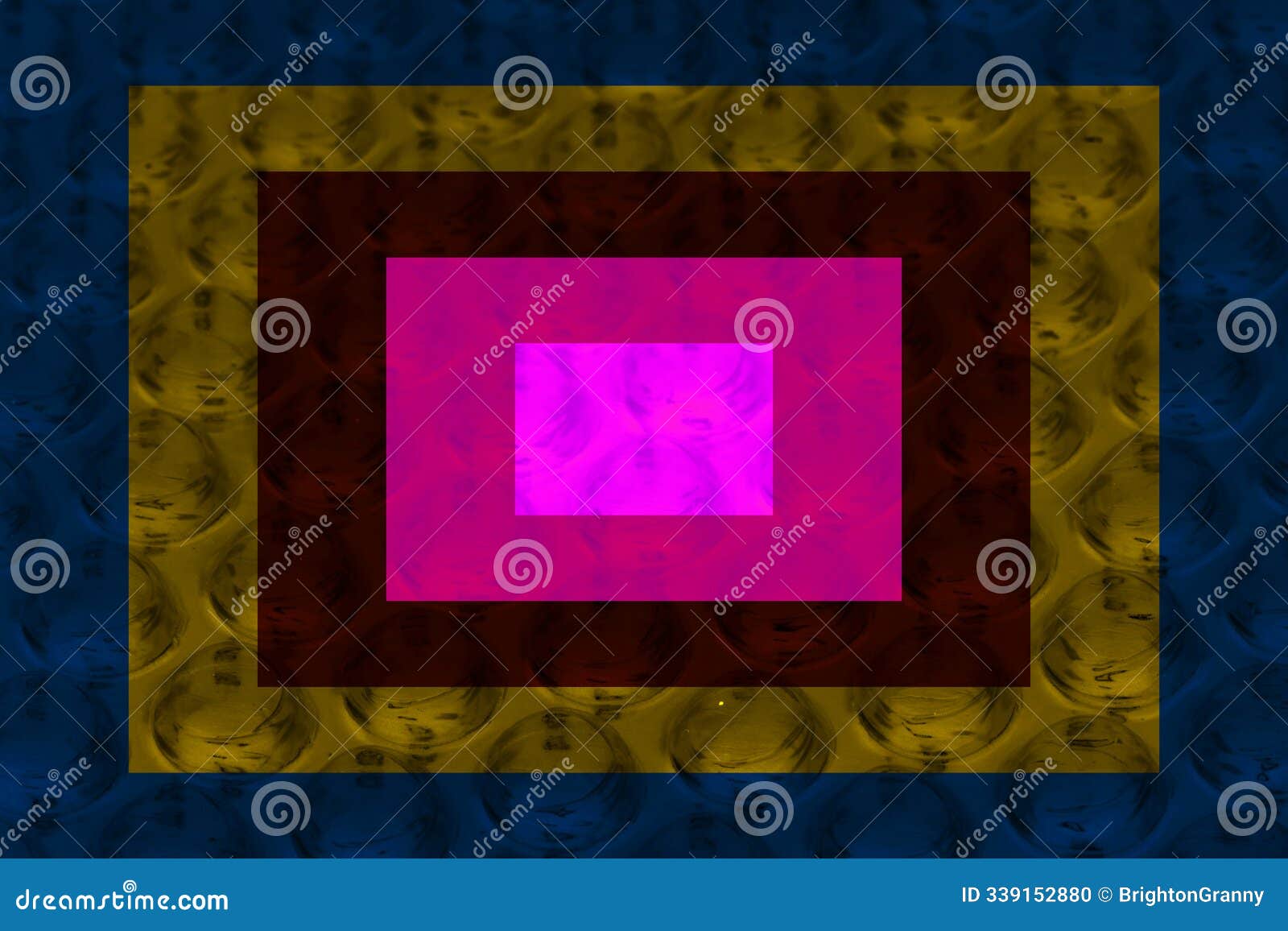 Rectangles of Decreasing Size Different Colours. Stock Photo - Image of ...