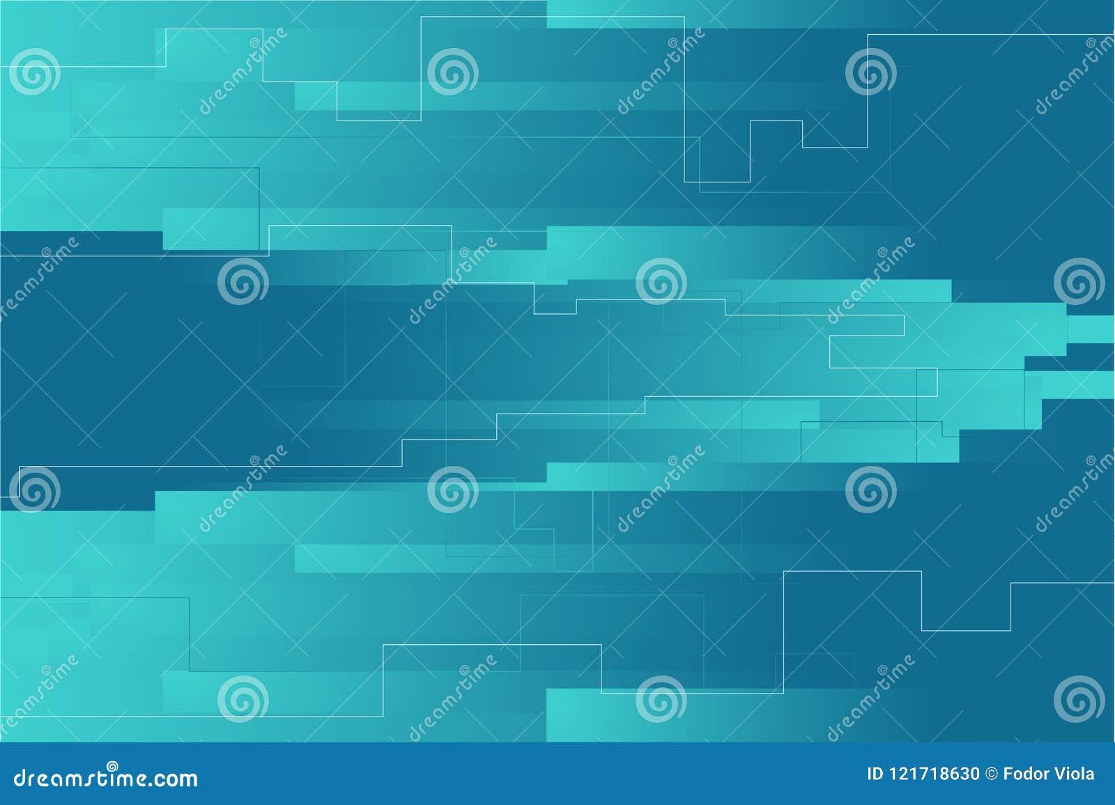 Rectangles Geometric Background. Landing Page Composition. Stock Vector ...