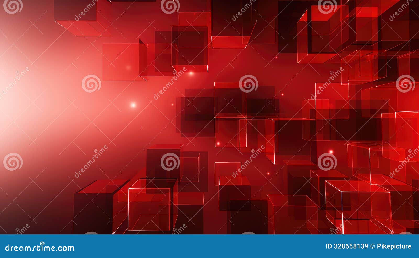 Rectangles Geometric Background Red Stock Illustration - Illustration ...