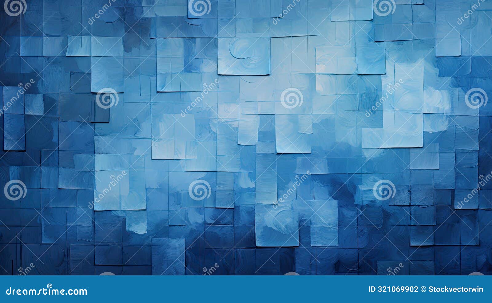 Rectangles Geometric Blue Texture Stock Illustration - Illustration of ...