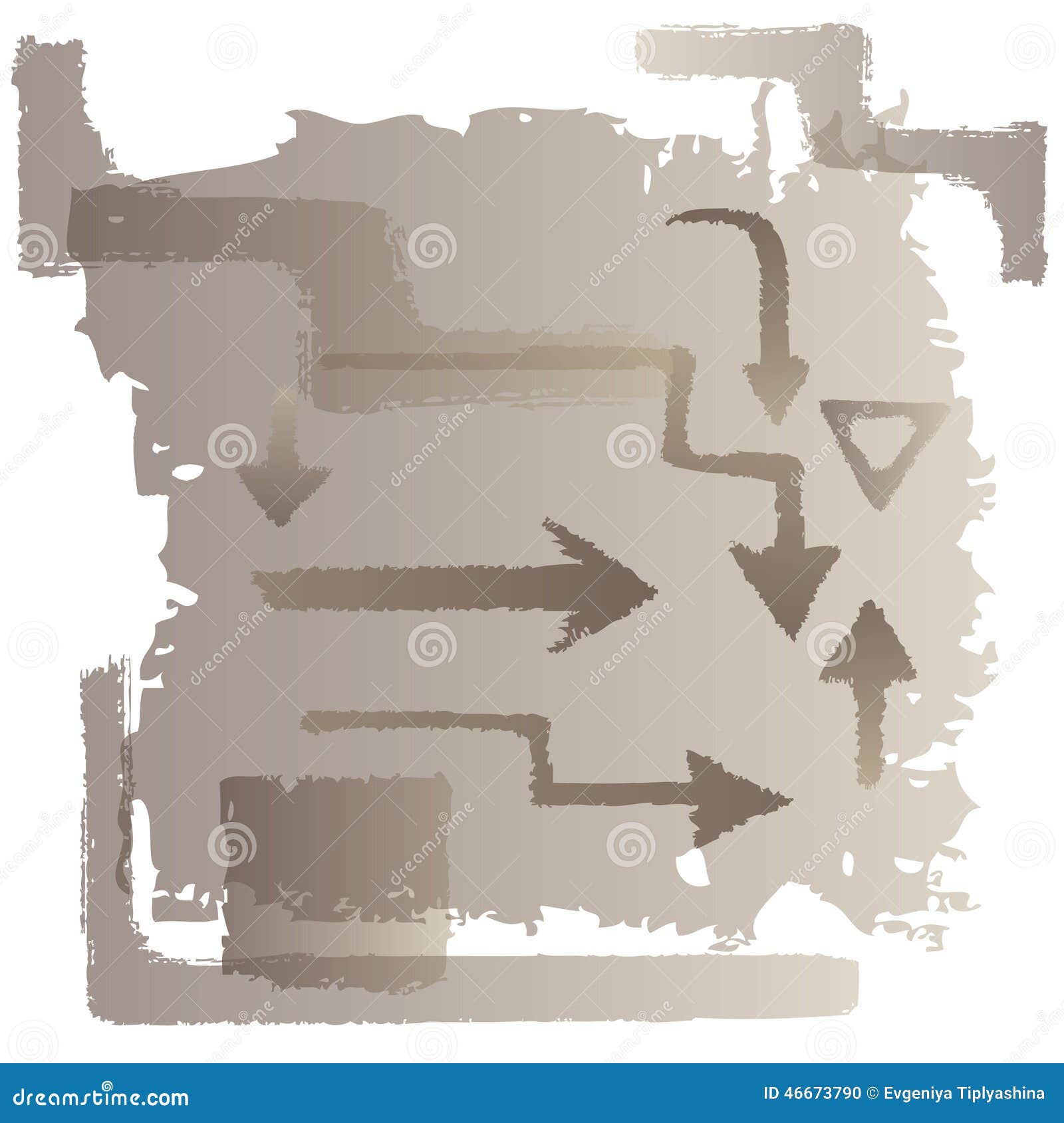 Rectangles, Shapes and Arrows Stock Vector - Illustration of banner ...