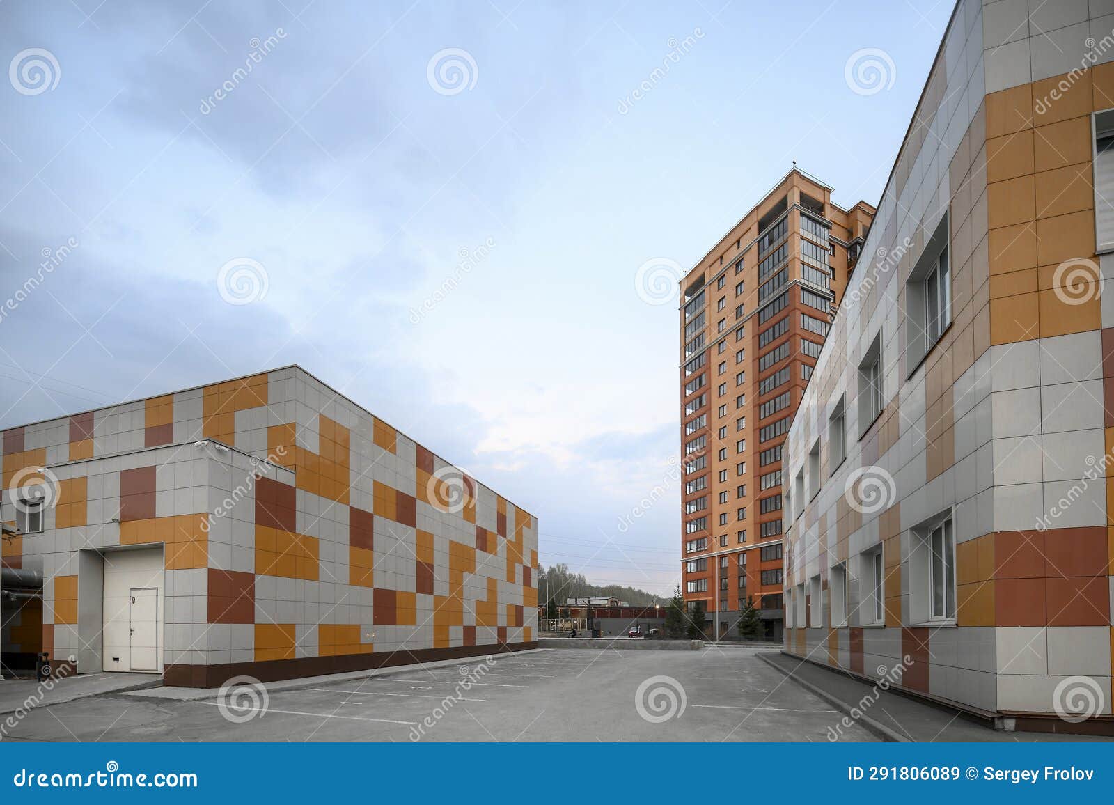 Rectangles of Warehouse Buildings and Residential High-rise Buildings ...