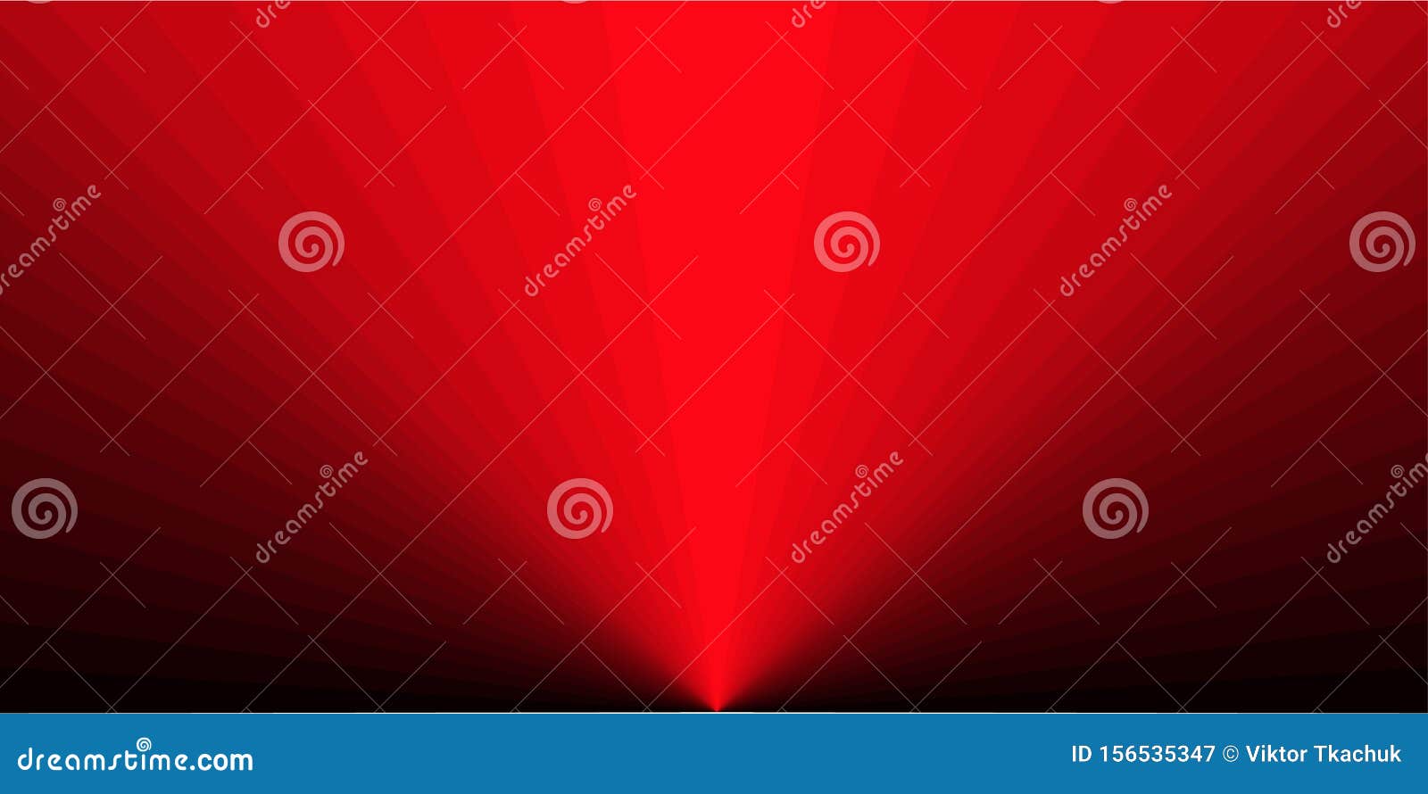 Rectangular Background in the Form of Red Rays Stock Vector ...
