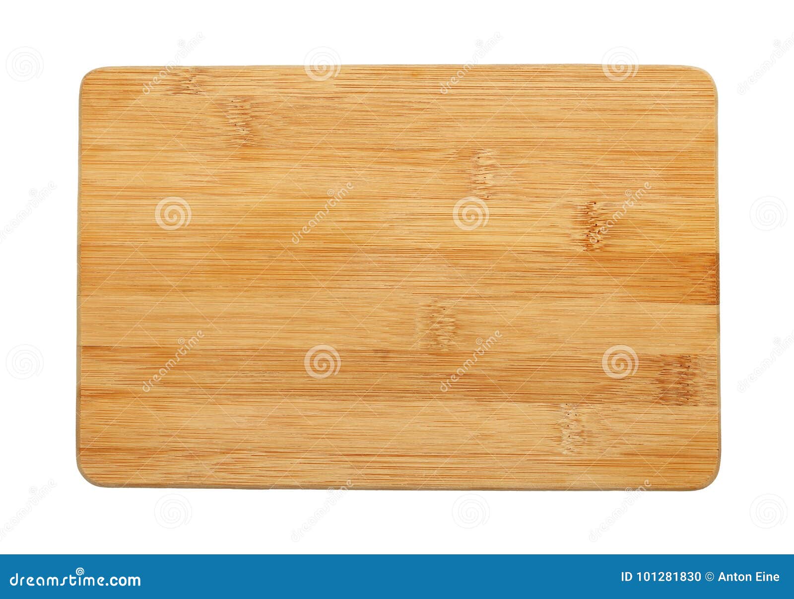 Rectangular Bamboo Wood Cutting Board Isolated Stock Photo - Image of ...