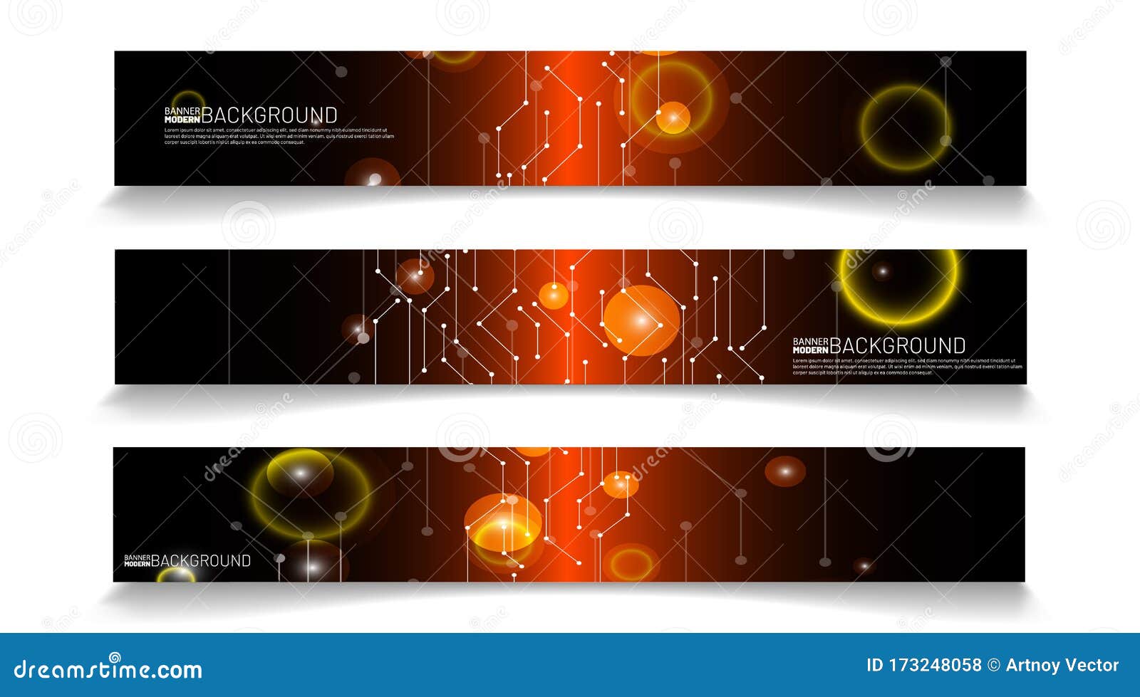 Rectangular Banner Background Vector. Geometric Shape Design Stock ...