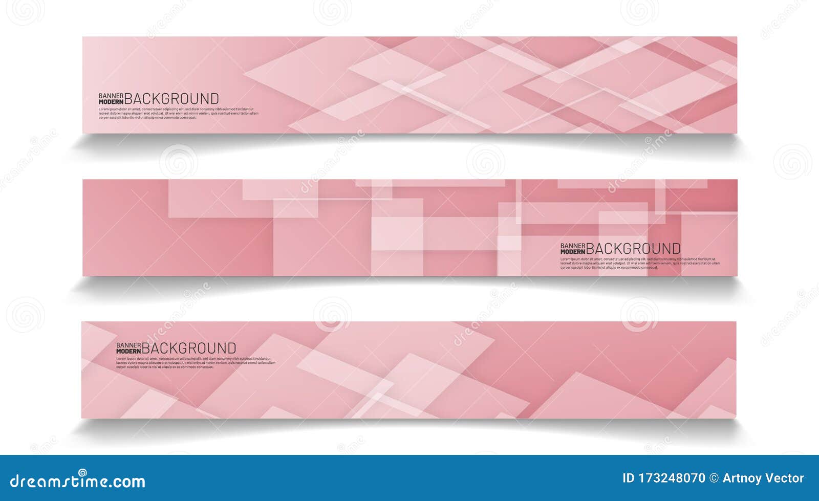 Rectangular Banner Background Vector. Geometric Shape Design Stock ...