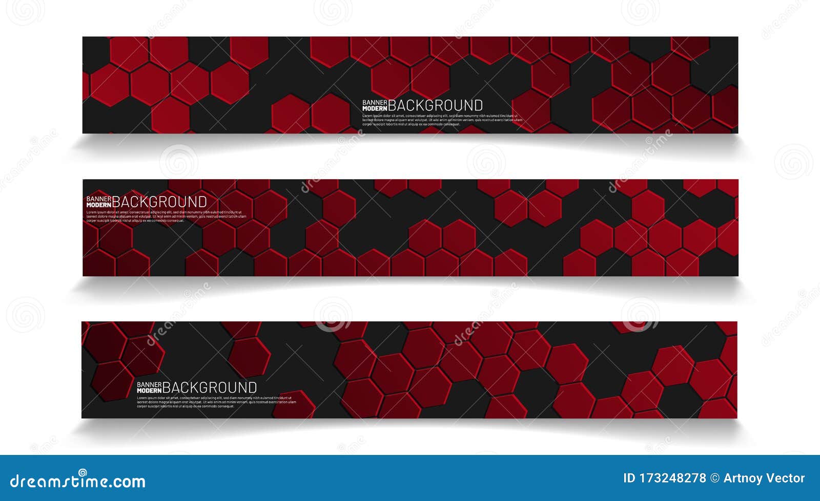 Rectangular Banner Background Vector. Geometric Shape Design Stock ...
