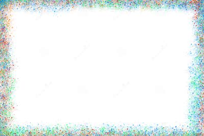 Rectangular Banner Frames, Borders, Painted on Transparent Background ...