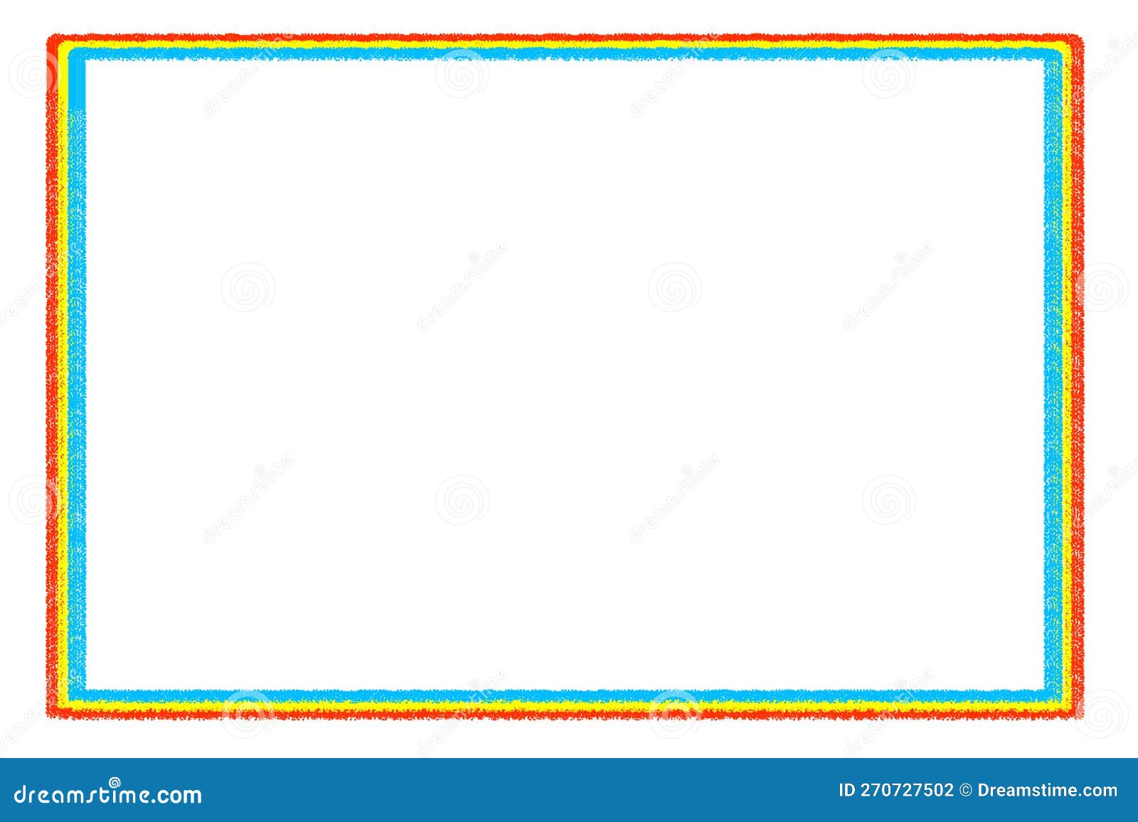 Rectangular Banner Frames, Borders, Painted on Transparent Background ...