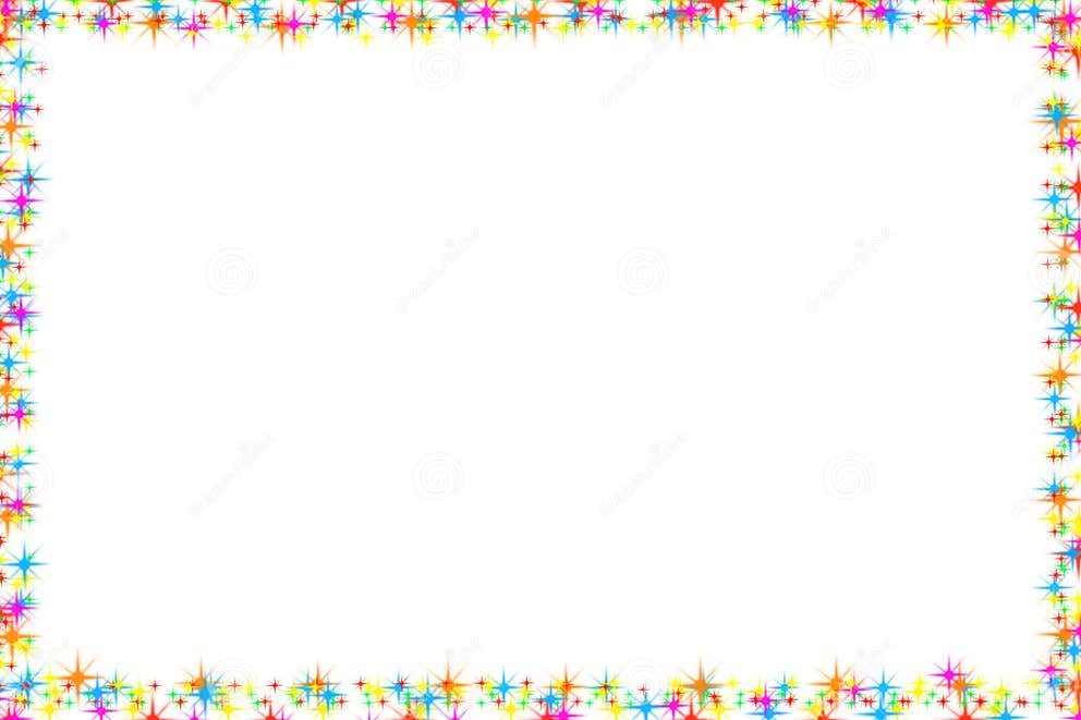 Rectangular Banner Frames, Borders, Painted on Transparent Background ...