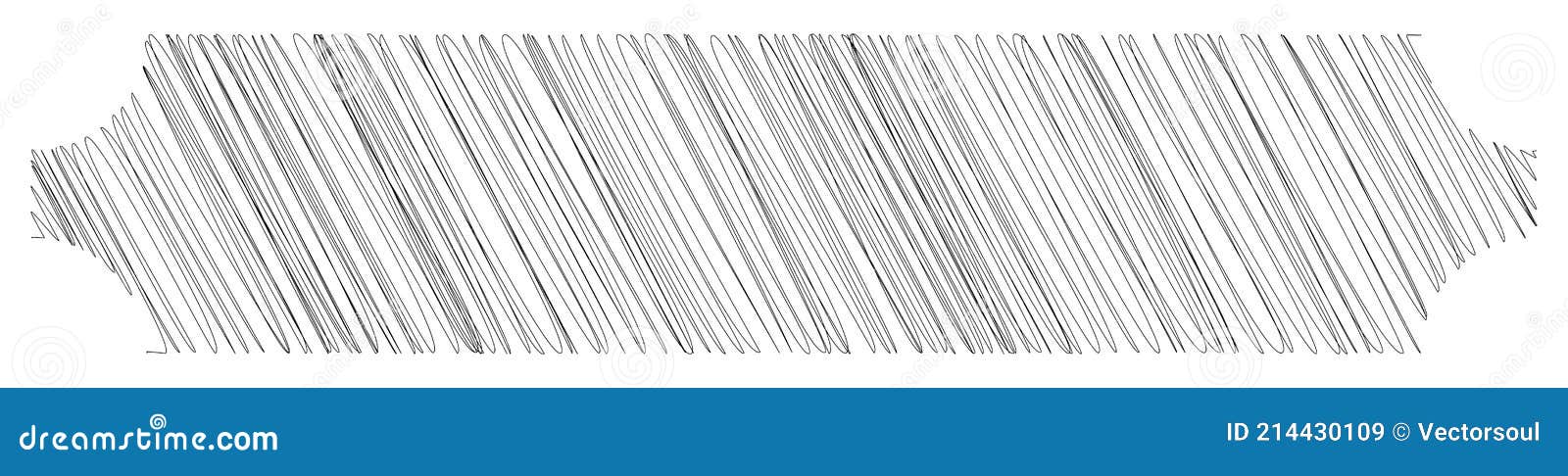 Rectangular Banner, Plaque, Banner Shapes with Scribble Effect Stock ...