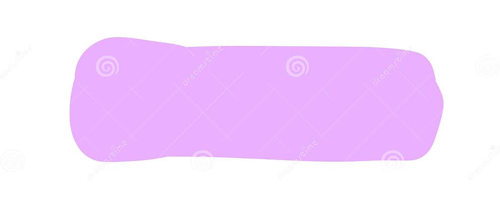 Rectangular Banner with Rounded Corners Light Lilac Graphic ...