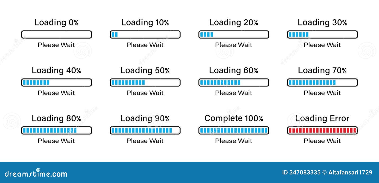 Rectangular Percentage Infographic Chart Design Template For Dark Theme ...