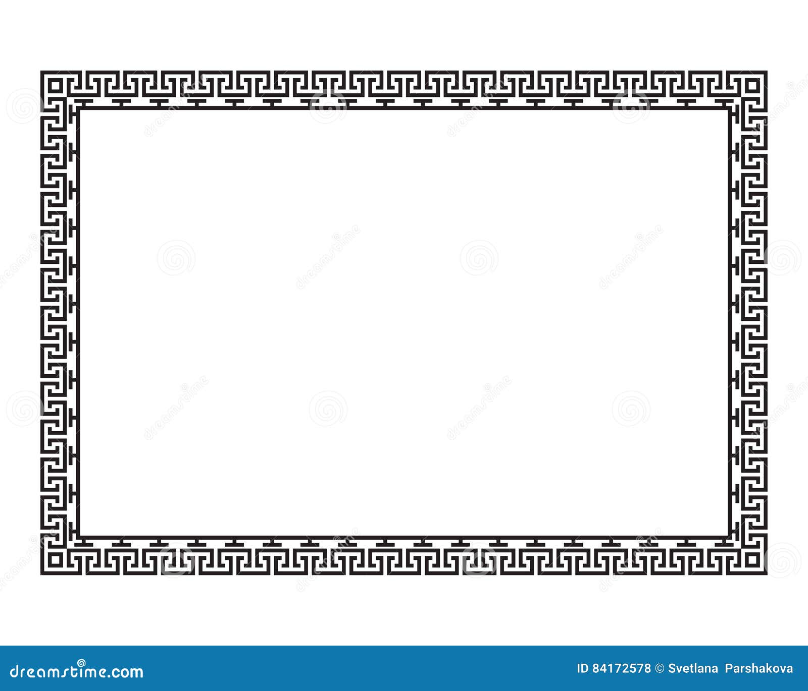 Rectangular black frame stock vector. Illustration of rectangular ...