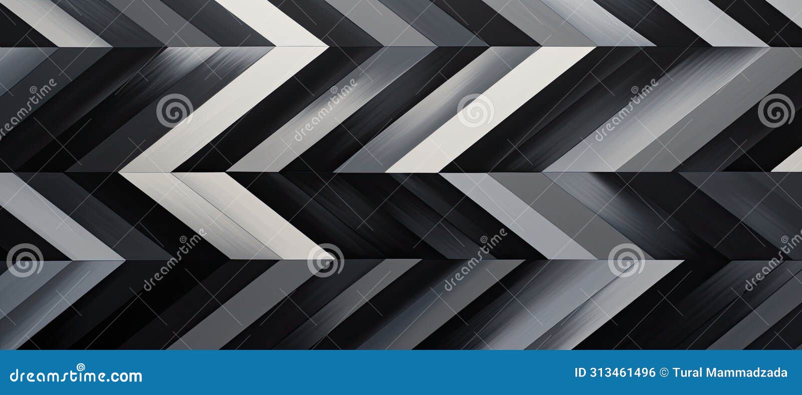 Rectangular Blackandwhite Pattern with Arrows in Opposite Directions ...