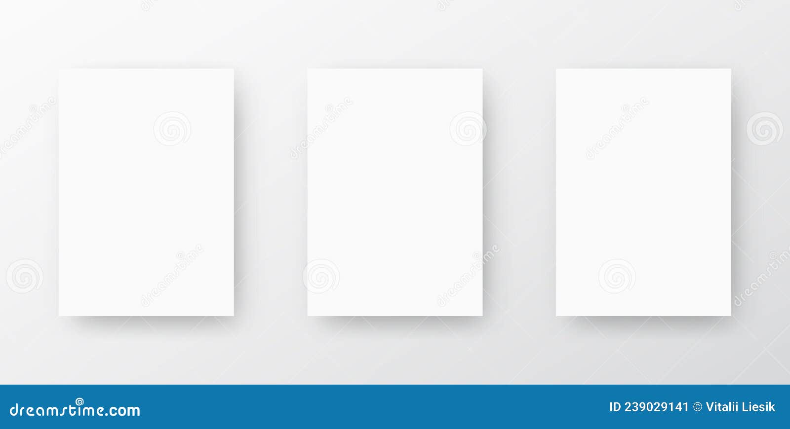 Rectangular Blank Paper, Web Banner or Template for Your Design, Soft ...