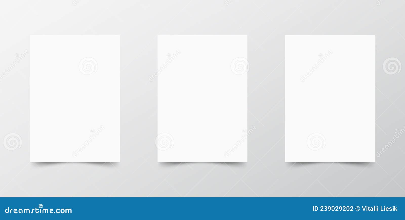 Rectangular Blank Paper, Web Banner or Template for Your Design, Soft ...