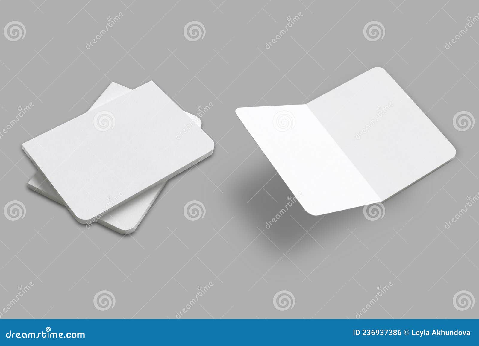 Rectangular Blank Realistic Children S Book Mockup Template Isolated ...