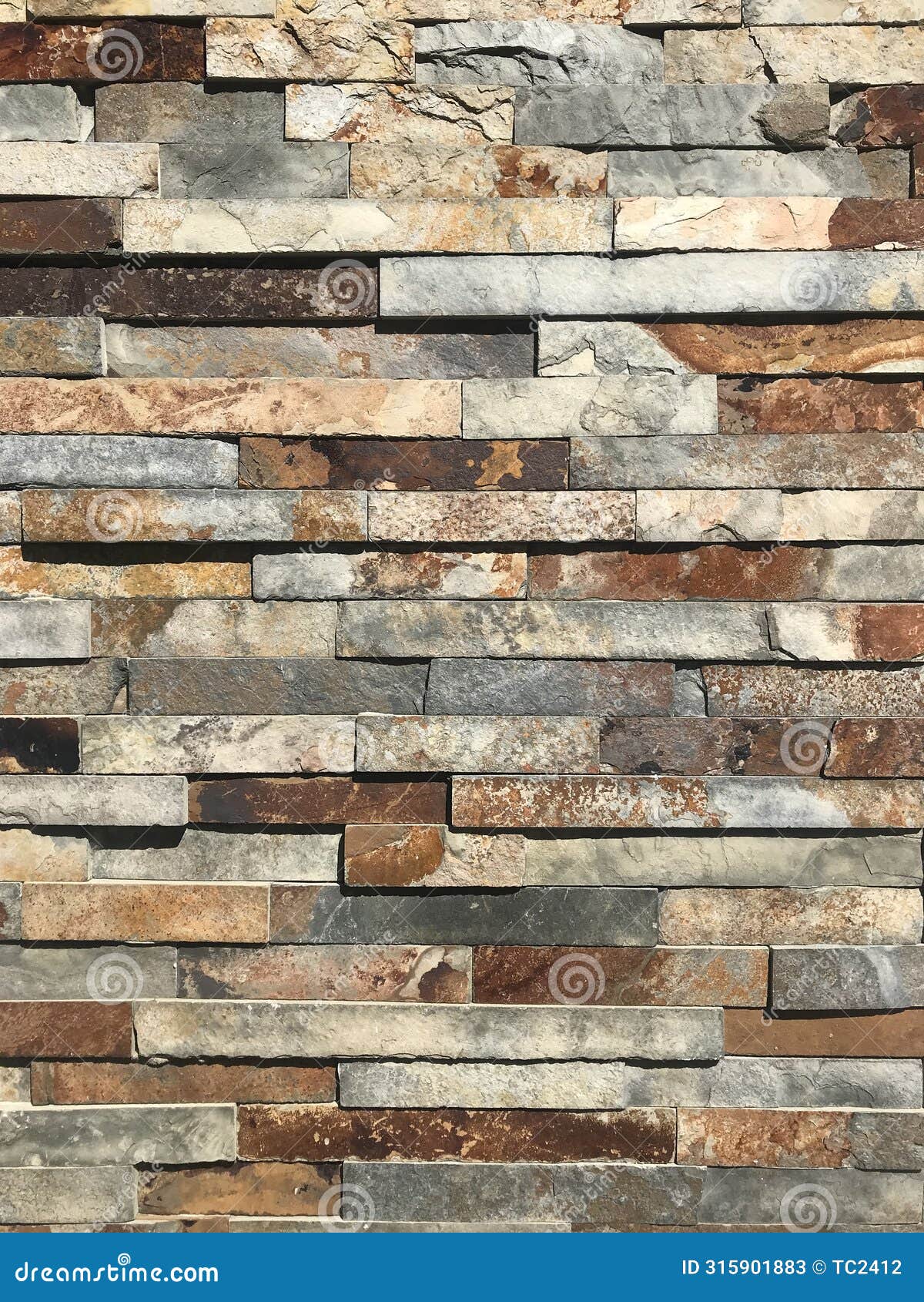 Rectangular Blocks of a Stone Facing Stock Image - Image of grunge ...