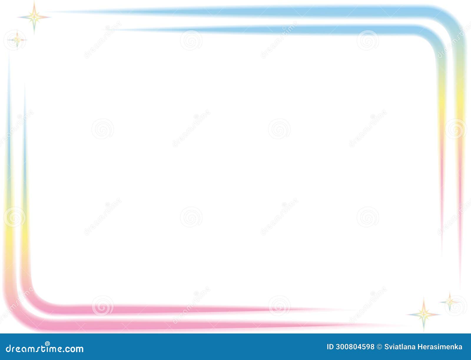 Rectangular Blurred Gradient Border. Vector Illustration Stock ...