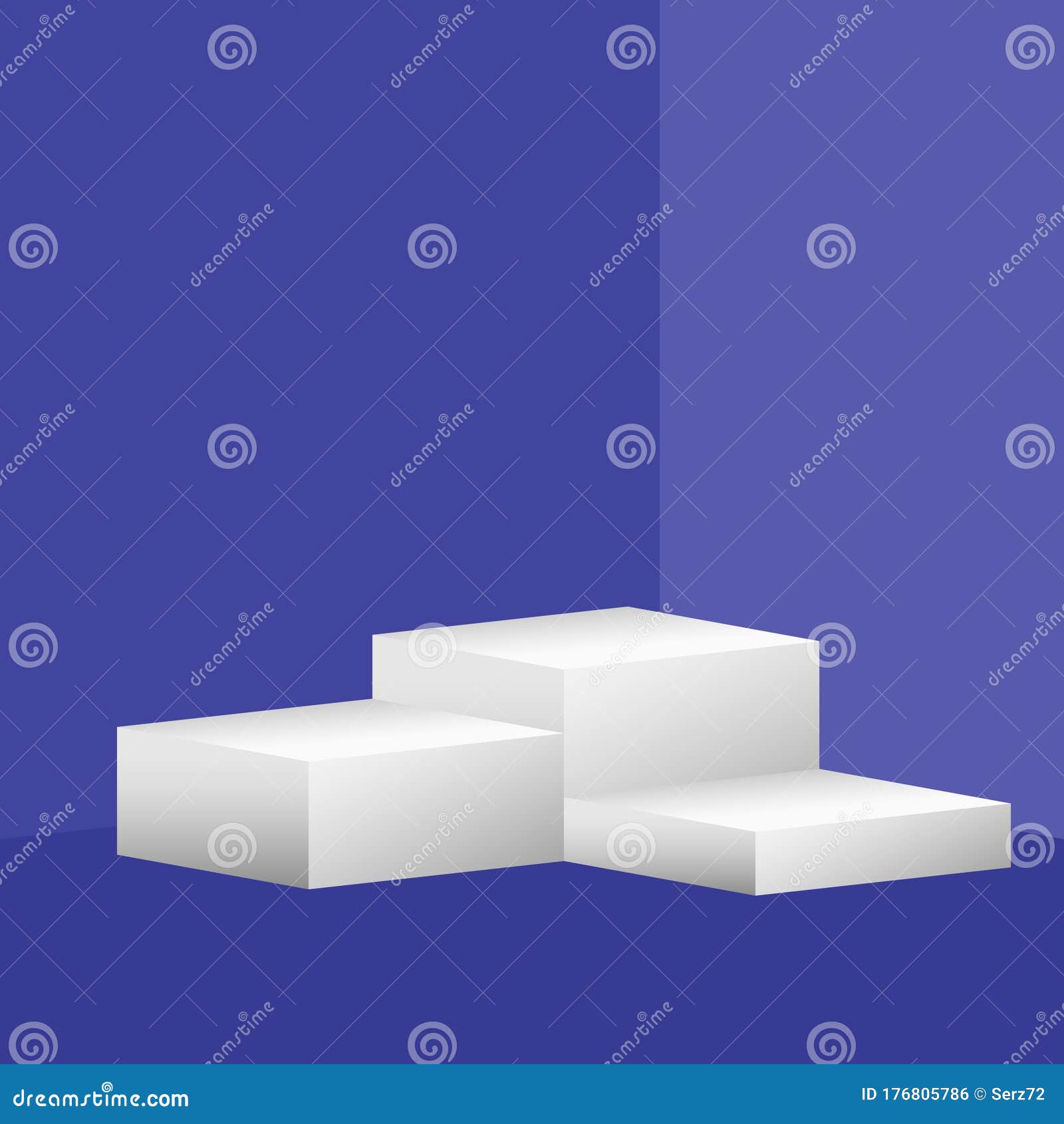 Rectangular Boxes for Demonstration Stock Vector - Illustration of ...