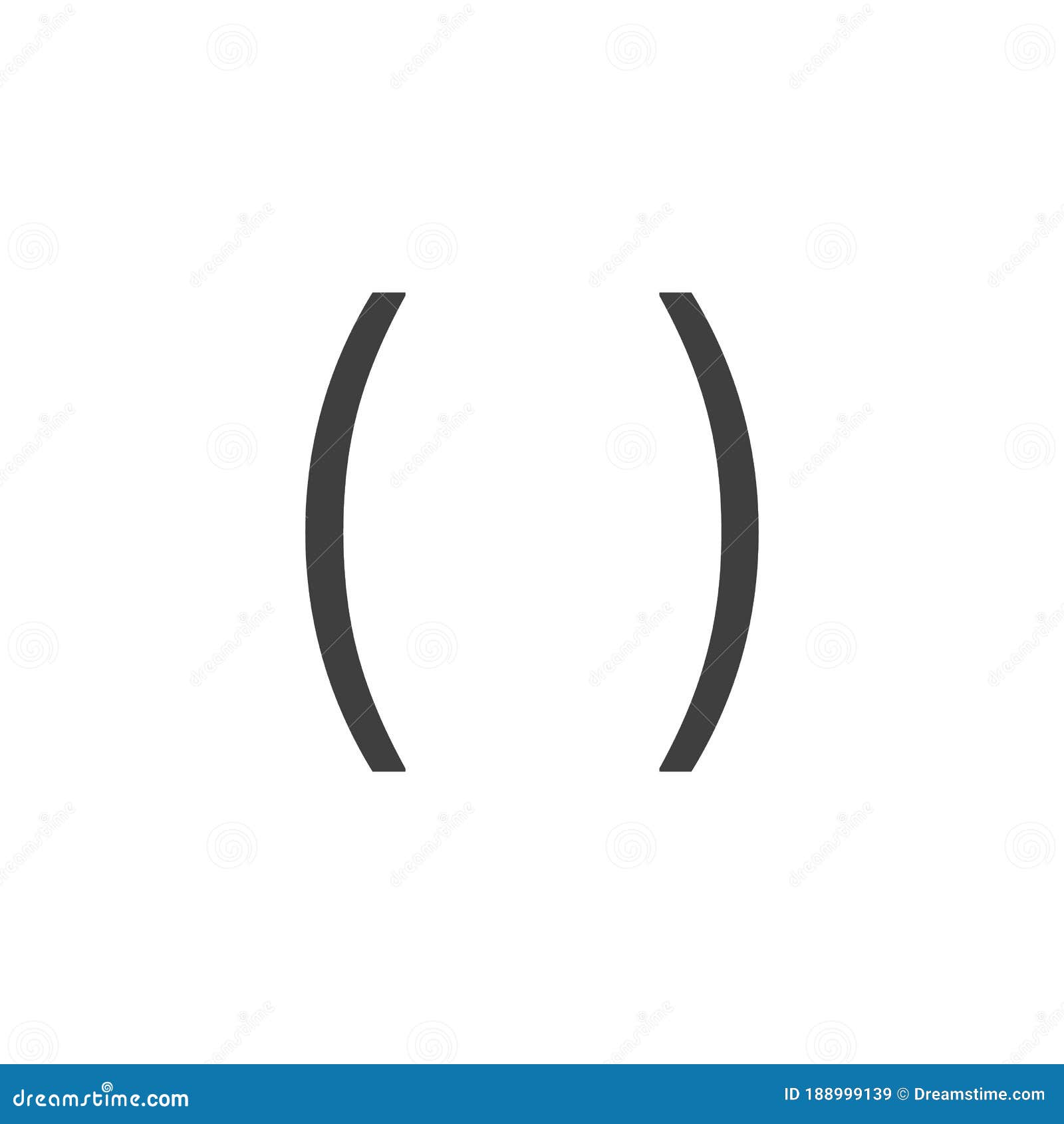 Rectangular Bracket Icon. One of the Collection Icons for Websites, Web ...