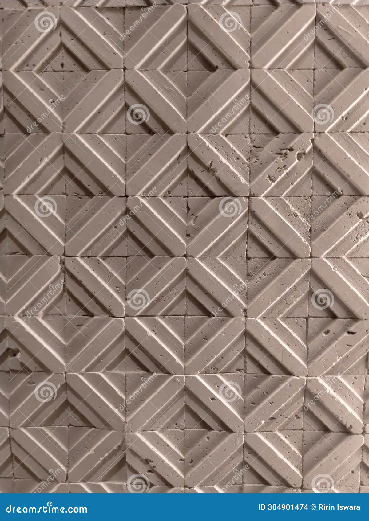 Rectangular Bricks Painted Cream Color Stock Photo - Image of ...