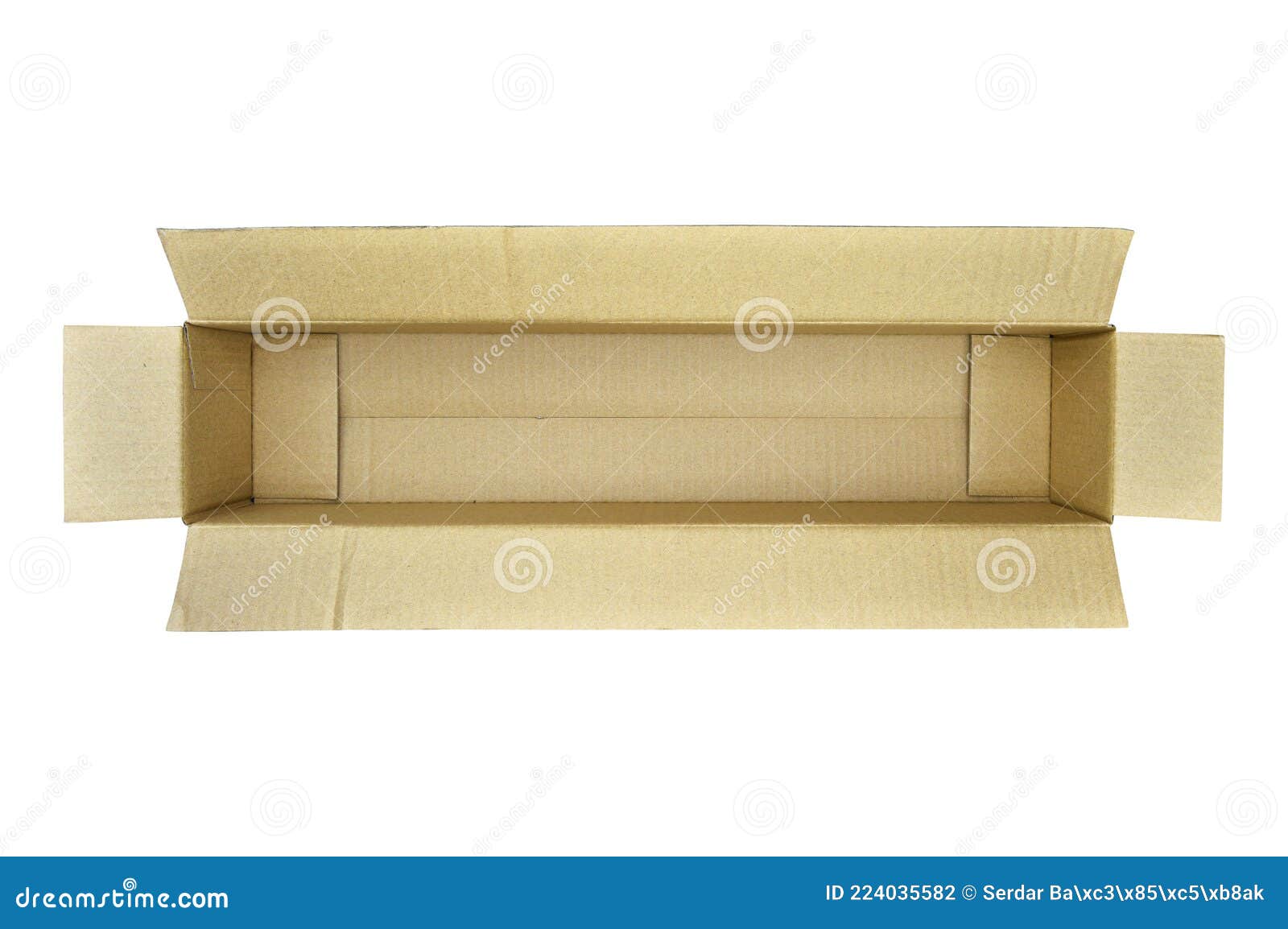 Rectangular Cardboard And Markers, Set For Kids Craft Royalty-Free ...