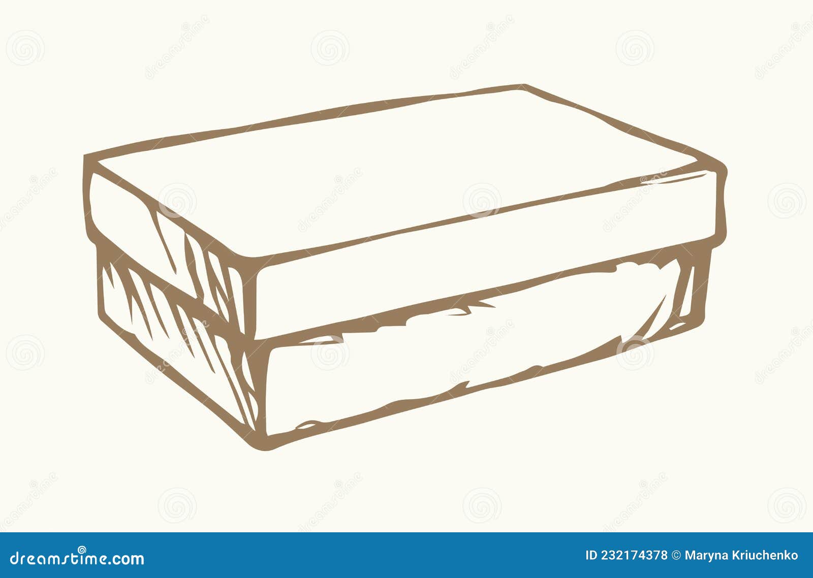 Rectangular Carton Packaging. Vector Drawing | CartoonDealer.com #215413061