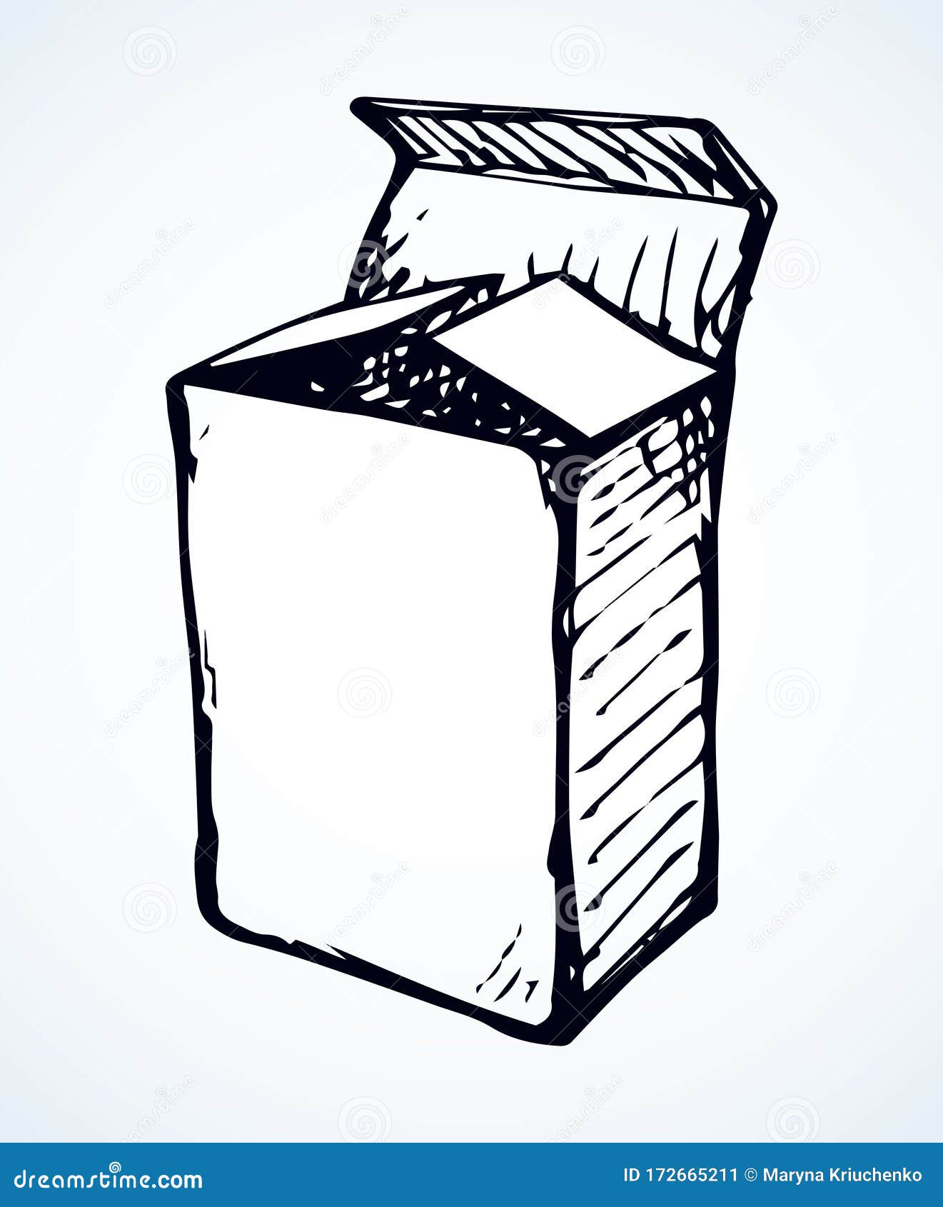 Rectangular Carton Packaging. Vector Drawing | CartoonDealer.com #210082810