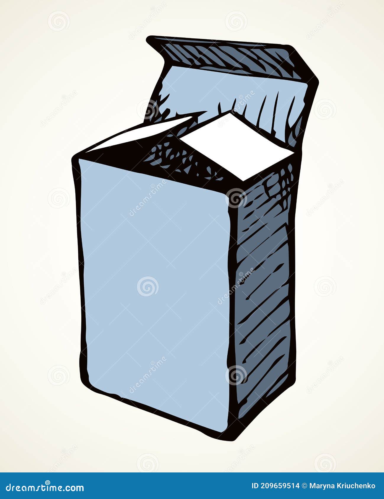 Rectangular Carton Packaging. Vector Drawing | CartoonDealer.com #209659514