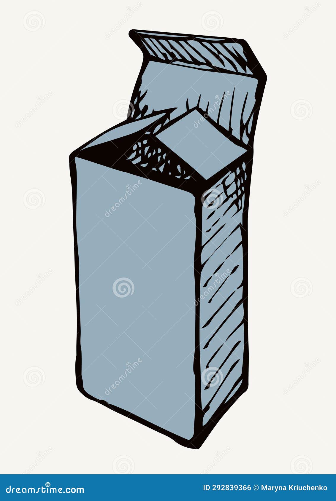 Rectangular Carton Packaging. Vector Drawing | CartoonDealer.com #173367274