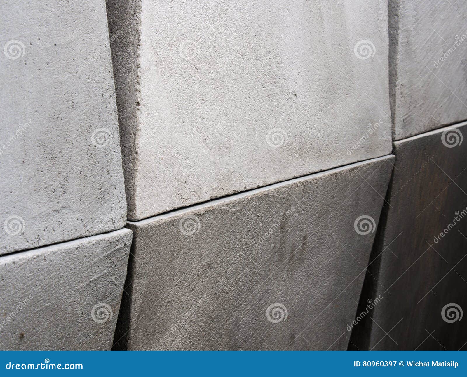 Rectangular Cement Pots Stacked Stock Image - Image of cement, people ...