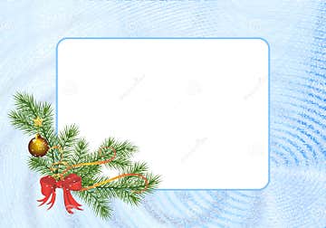 Rectangular Christmas Frame, Cdr Vector Stock Vector - Illustration of ...