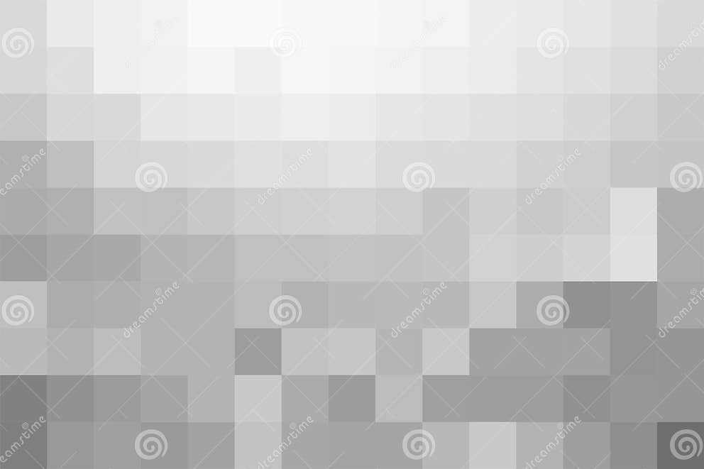 Silver Pixel Background, Gradient Abstract Tile Background. Stock ...