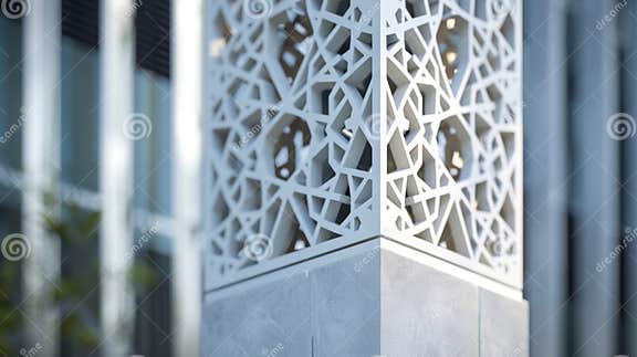 A Rectangular Column with Sharp Edges and Clean Lines Showcasing ...